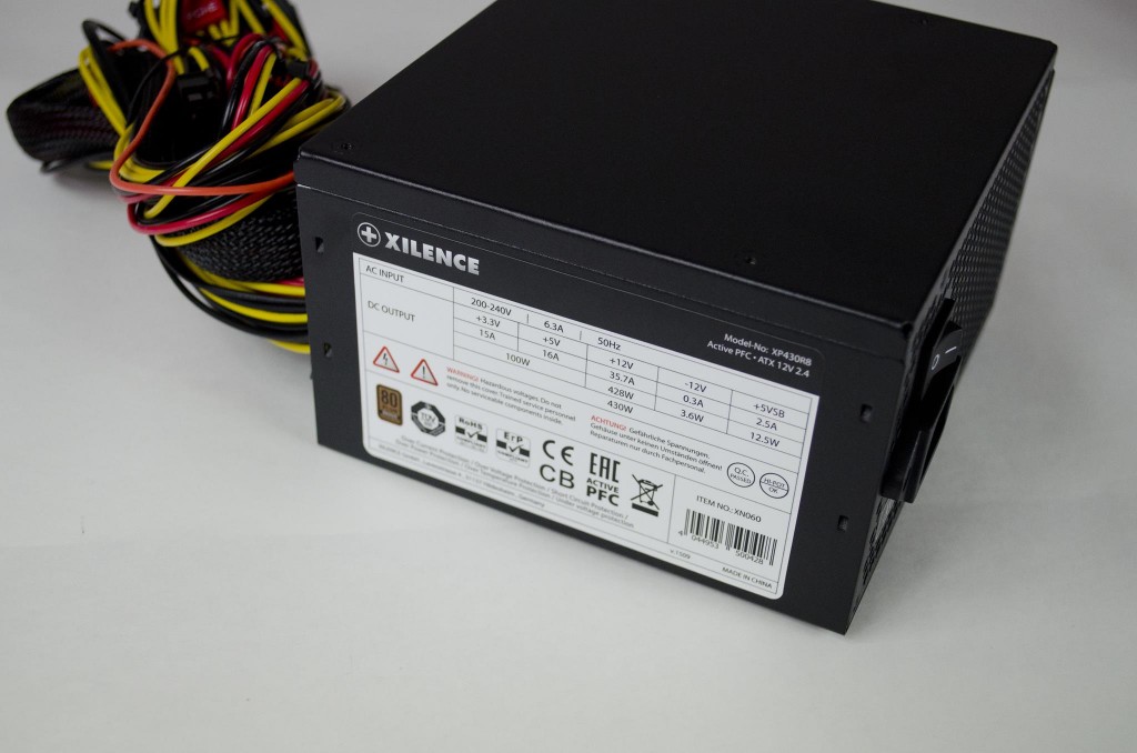 Xilence Performance A+ 430W Power Supply Overview - EnosTech.com