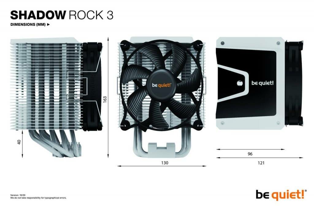 be quiet! Shadow Rock 3 White CPU Air Cooler Review - EnosTech.com