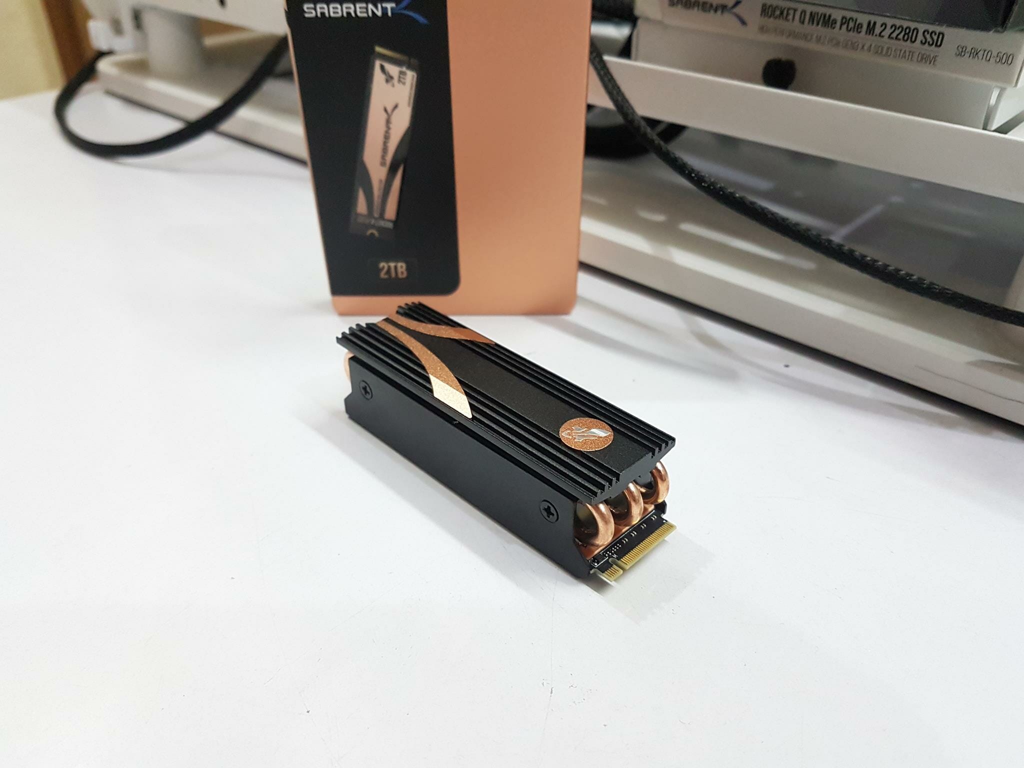 Sabrent Rocket NVMe Heatsink Review EnosTech Sabrent Rocket NVMe Heatsink Review EnosTech
