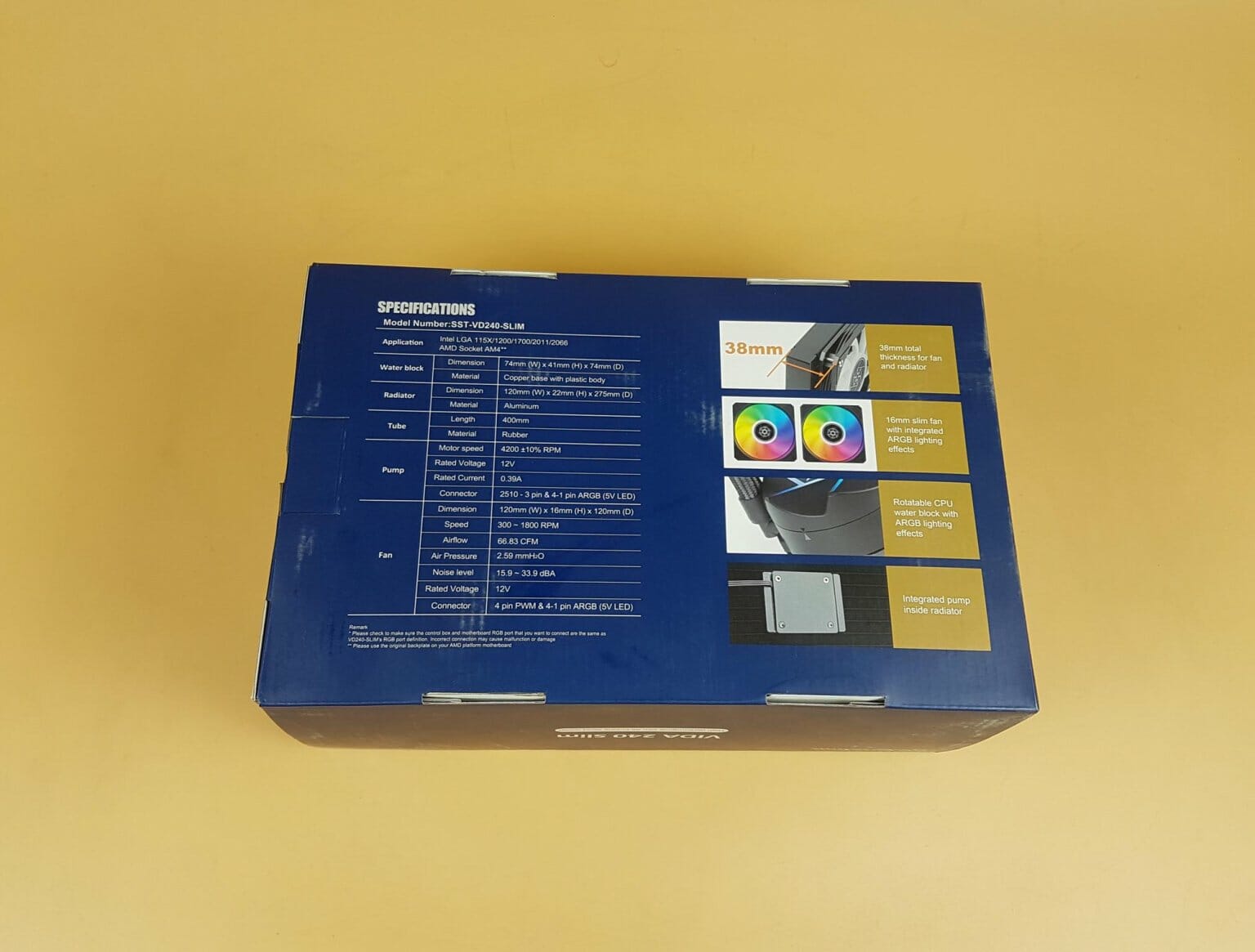 SilverStone VIDA 240 SLIM AIO Review - EnosTech.com