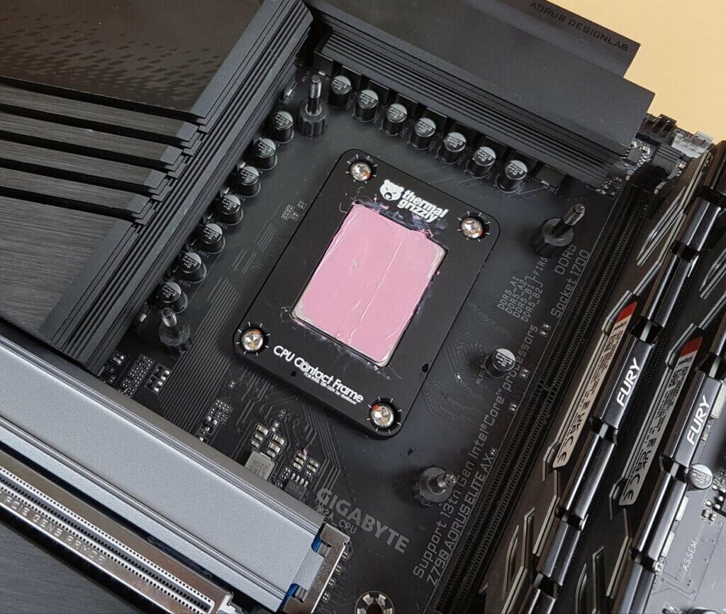 Thermal Grizzly CPU Contact Contact Frame for 12th Gen. Is it worth it ...