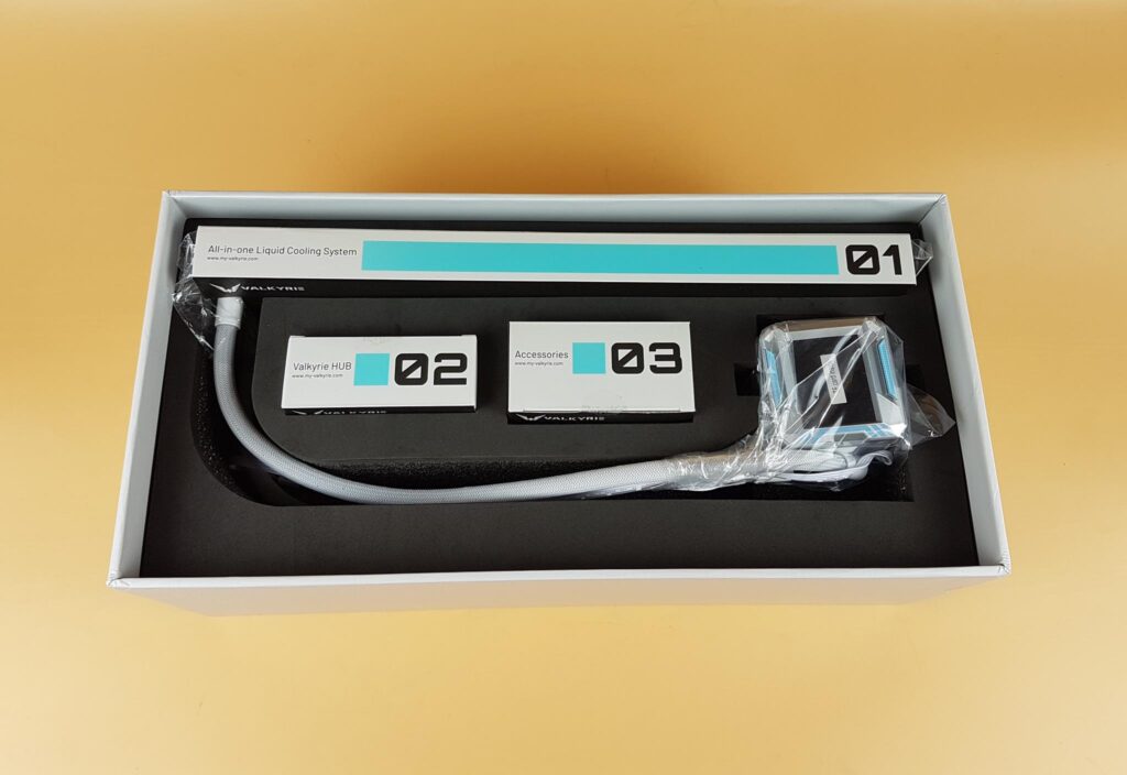 My-Valkyrie SYN 360 White CPU Liquid Cooler Review - EnosTech.com