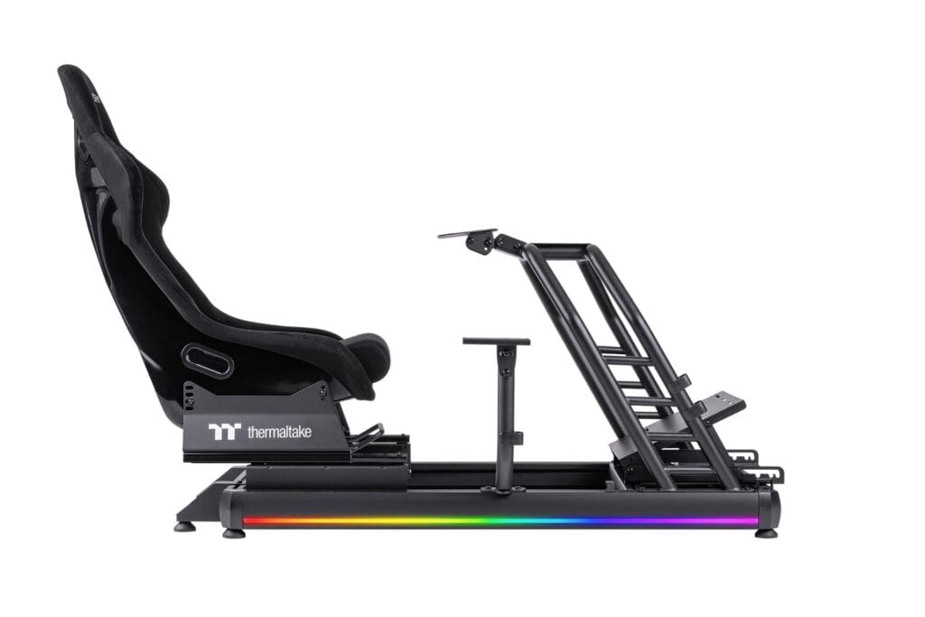 Thermaltake Debuts its Immersive and Sleek White Racing Simulator ...