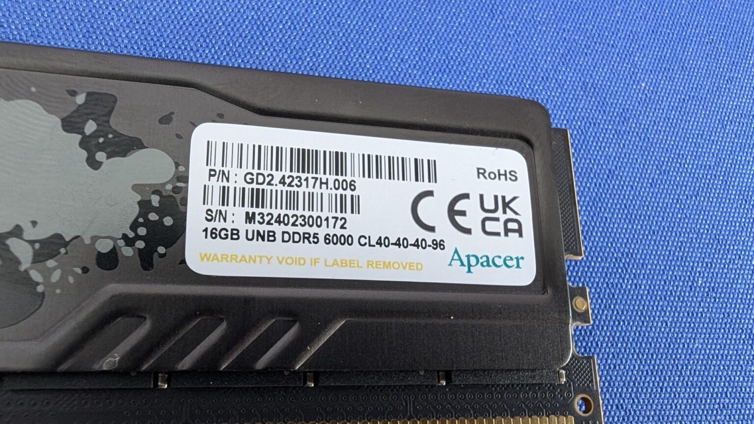 Apacer NOX 32GB (2x16GB) 6000MHz DDR5 Memory Review - EnosTech.com