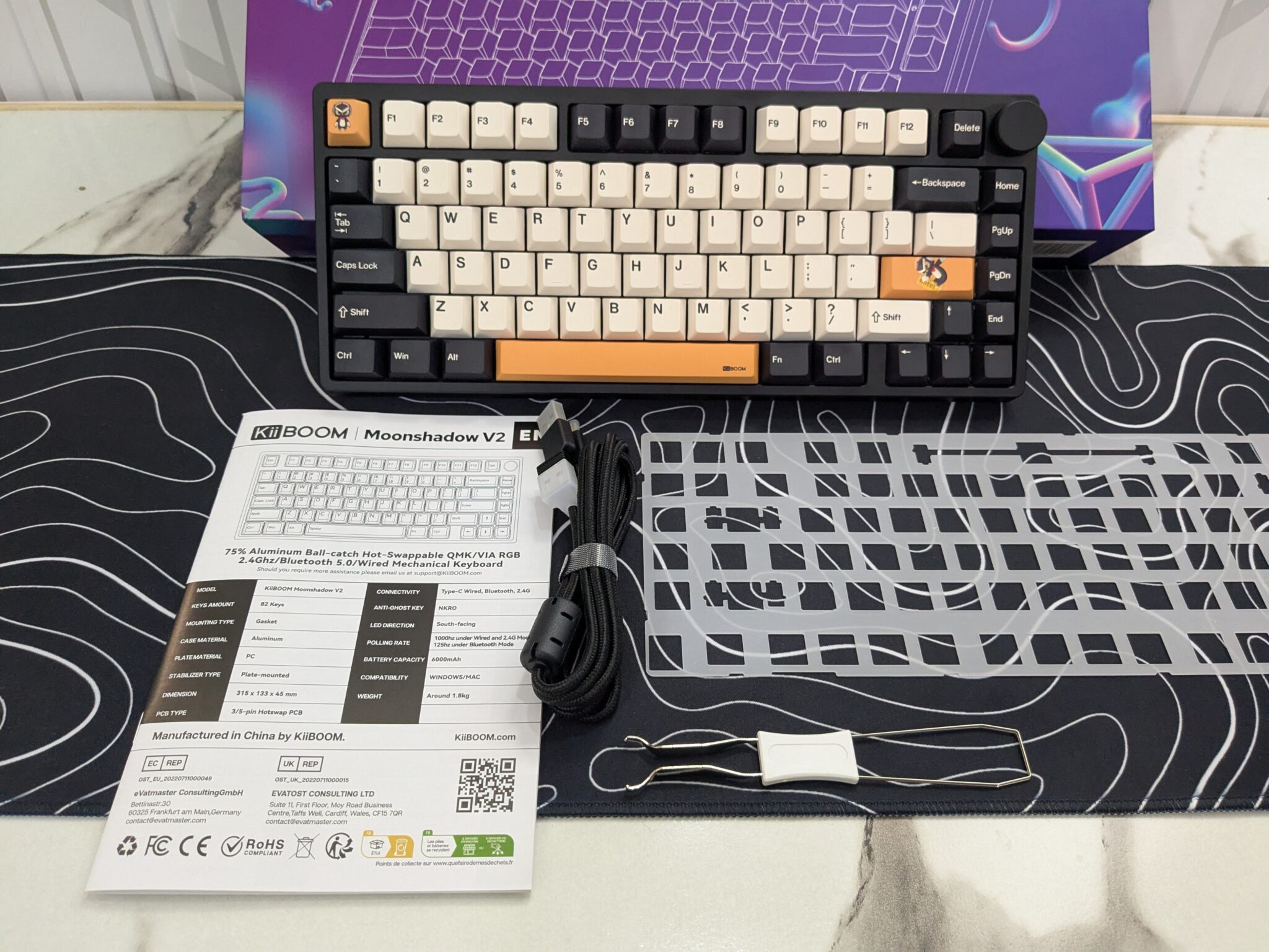 KiiBOOM Moonshadow V2 Prebuilt Mechanical Keyboard Review