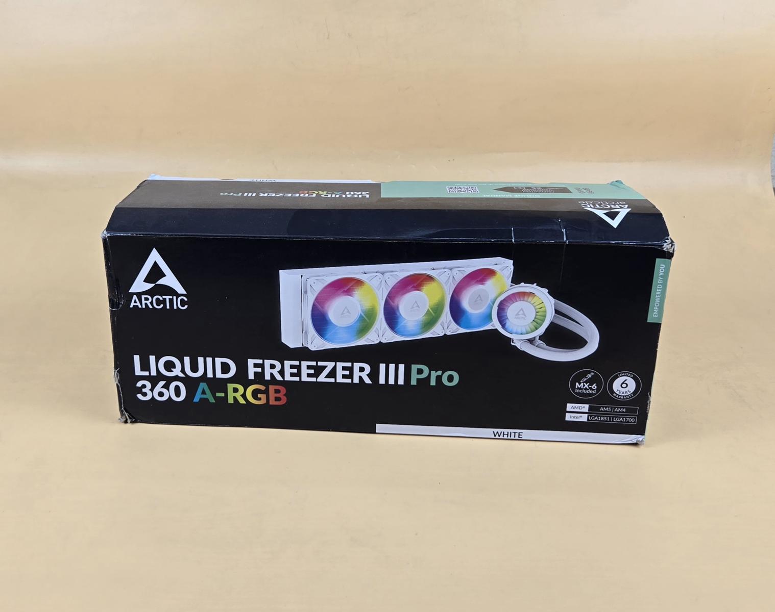 Arctic Liquid Freezer III PRO - 360 ARGB White Review - EnosTech.com