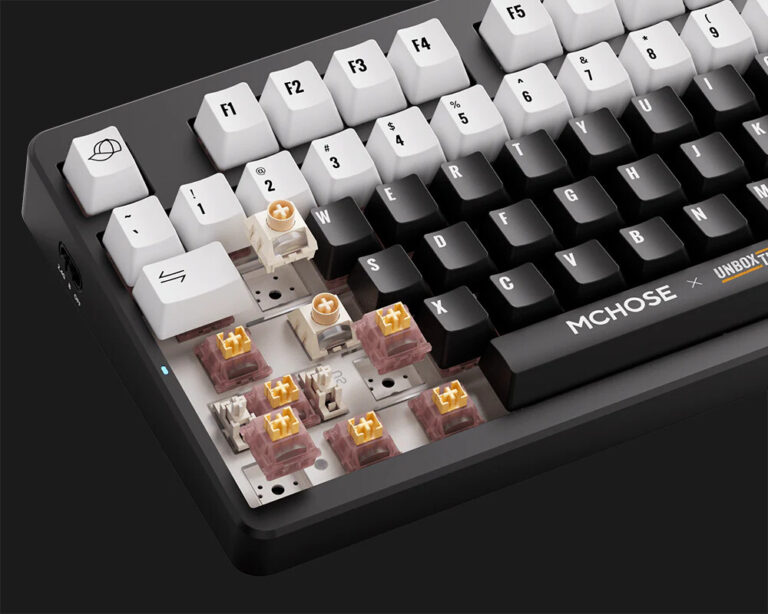 UT98 silent mechanical keyboard by MCHOSE and Unbox Therapy launches on ...