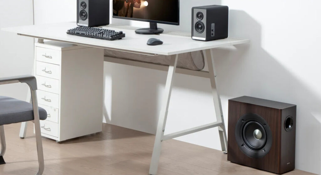 Edifier T5s subwoofer brings powerful deep bass in slim design ...