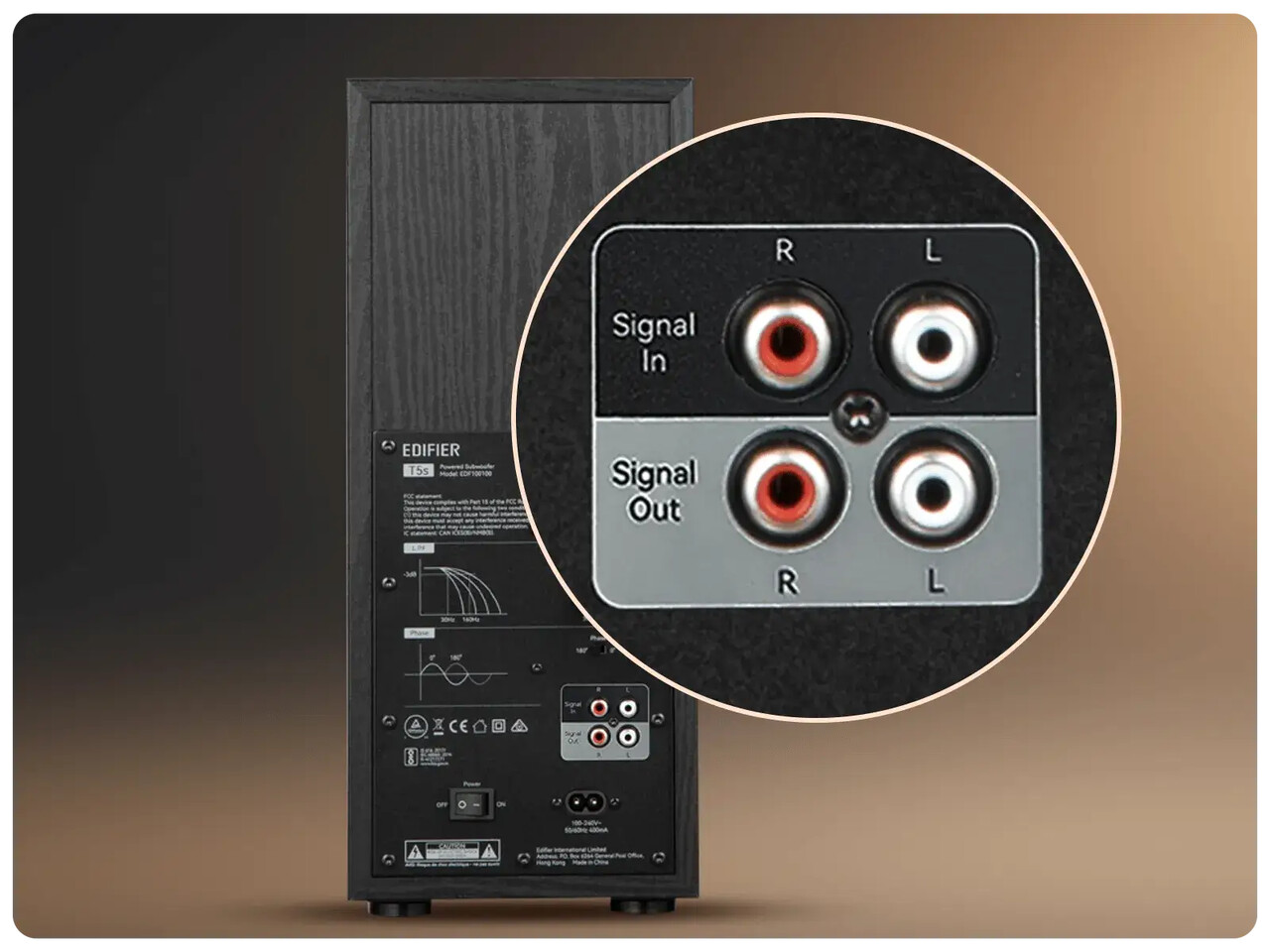 Edifier T5s subwoofer brings powerful deep bass in slim design ...