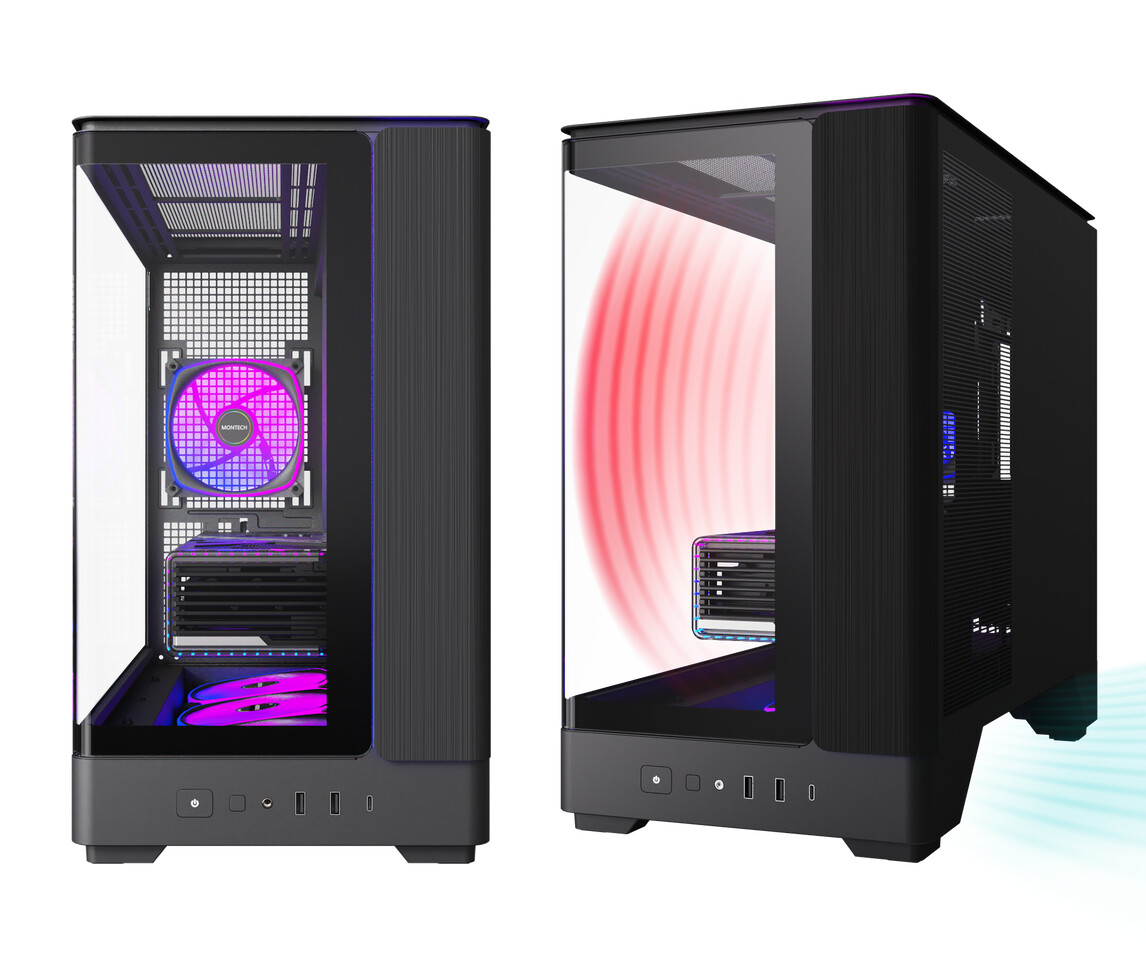 Montech King Series redefines PC cases with beauty and cooling power ...
