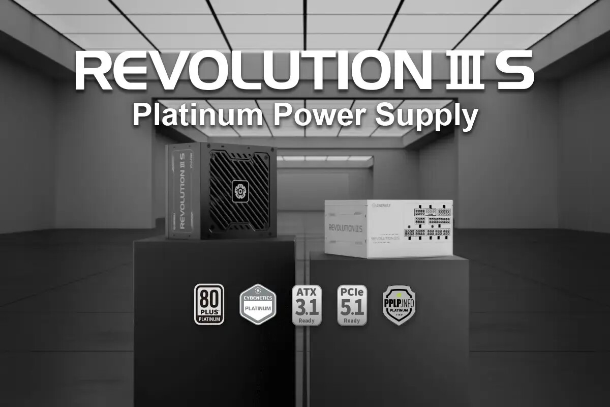 Enermax proudly unveils the powerful Enermax REVOLUTION III S 1000 W ...