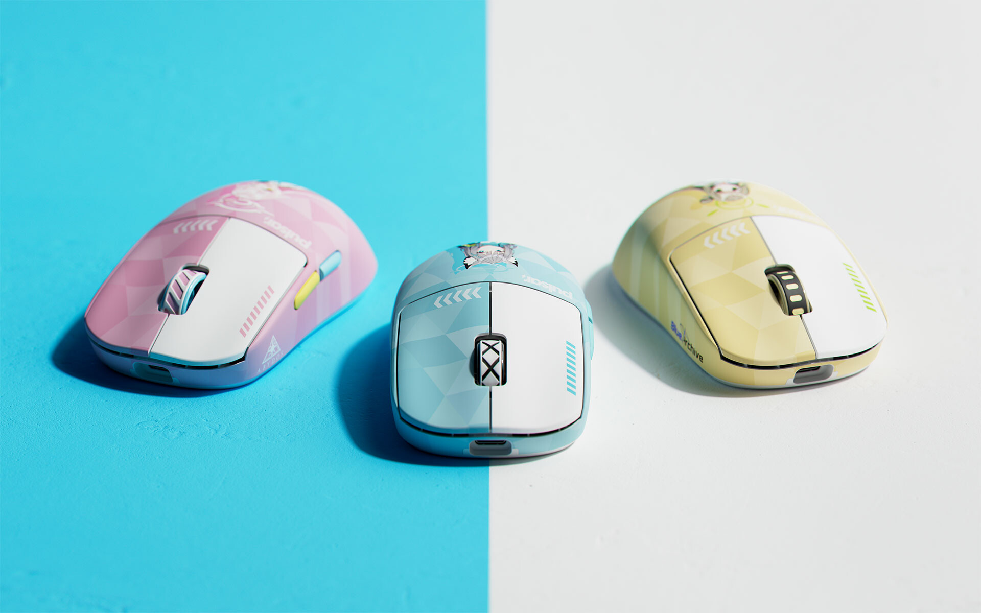 Blue Archive mice arrive with clean design and strong performance ...