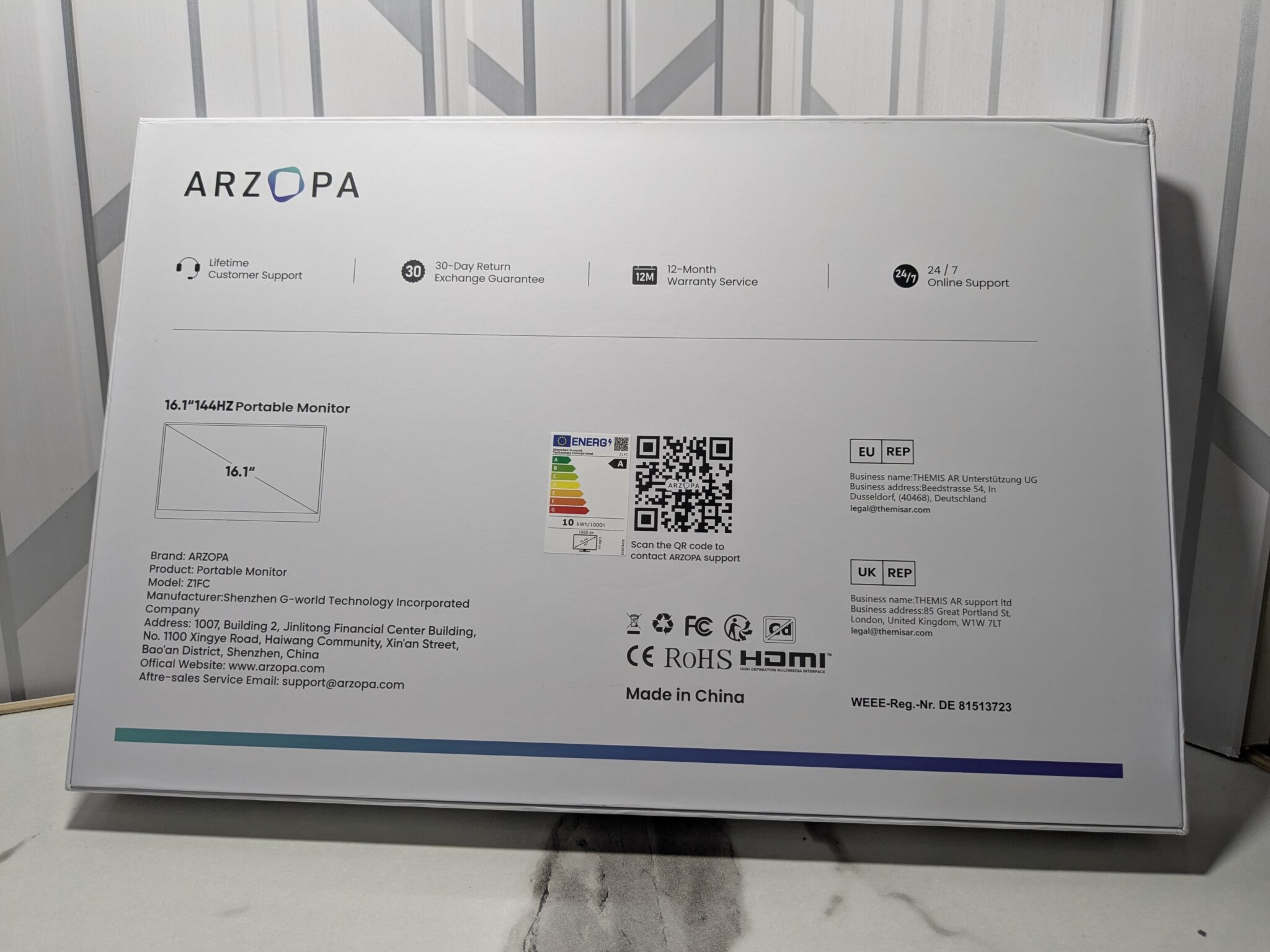 Arzopa Z1FC portable monitor review: a useful screen for work and ...