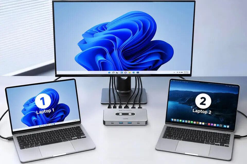 Cable Matters Launches New USB C KVM Switch for Dual Laptop Setups ...