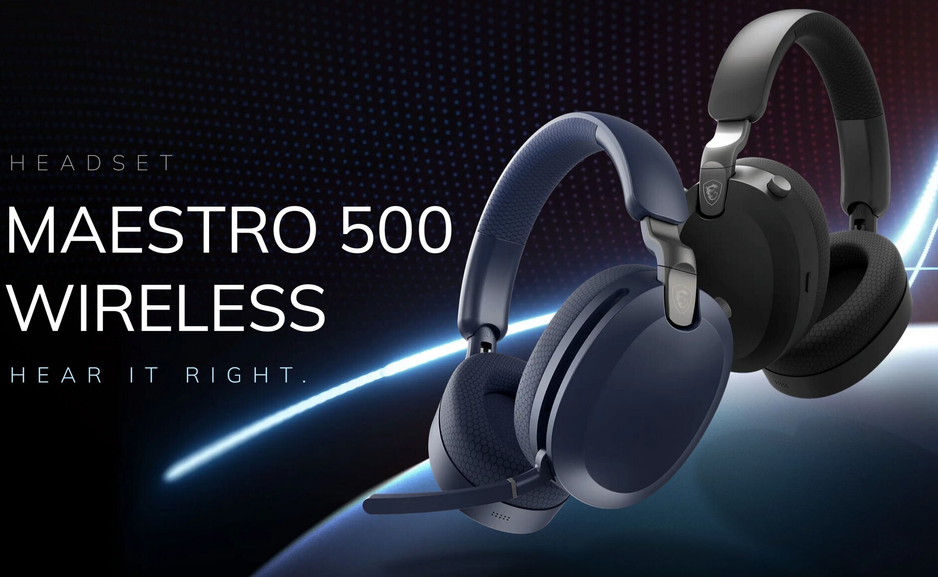 MSI Unveils Impressive Maestro 500 Wireless Headset With ANC and 90 ...
